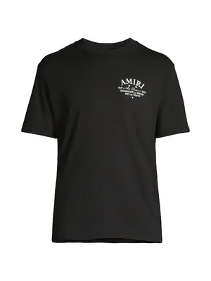 Amiri Men's Arts District Logo T-Shirt - Black  Black
