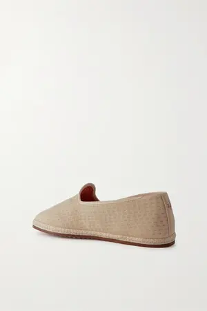 Loro Piana Laguna Furlane Matelassé Slippers - Neutrals