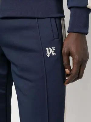 Palm Angels Embroidered-monogram Track Pants