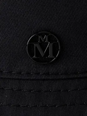 MAISON MICHEL Jason Cotton Bucket Hat - Black
