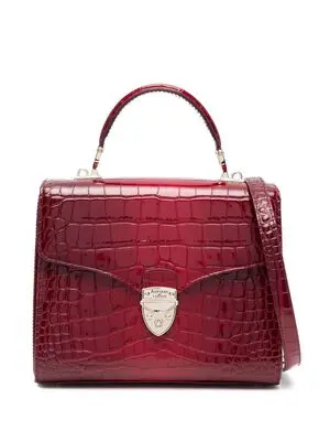 ASPINAL OF LONDON Mayfair Top-handle Bag - Red