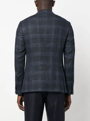 Zegna Check Single-breasted Blazer