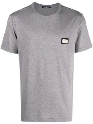 Dolce & Gabbana Dg Essentials Round-neck T-shirt - Grey