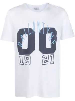 BALLANTYNE Logo-print Cotton T-shirt - White