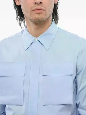 Alexander McQueen Military Pocket Cotton Shirt