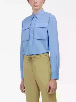 Alexander McQueen Military Pocket Cotton Shirt
