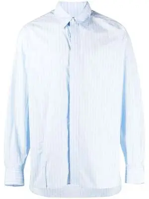 ADER ERROR Long-sleeve Poplin Shirt - Blue
