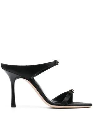 Victoria Beckham Gold Tone Sandals For Women
