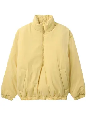 Fear Of God Logo Patch Puffer Jacket - Yellow