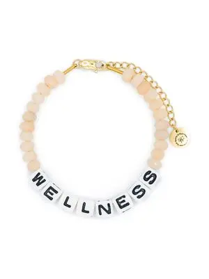 SPORTY & RICH Wellness Beaded Bracelet - Pink