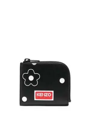 Kenzo Floral-print Calf-leather Wallet