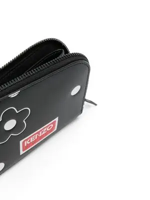 Kenzo Floral-print Calf-leather Wallet