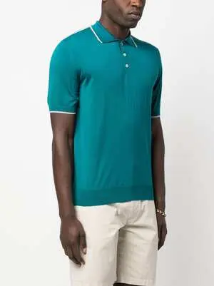 MOORER Gavotti-mll Cotton Polo Shirt