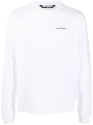 Palm Angels Logo-patch Long-sleeve T-shirt