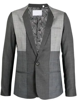 PRIVATE STOCK LABS The Martel Shawl-lapels Blazer - Grey