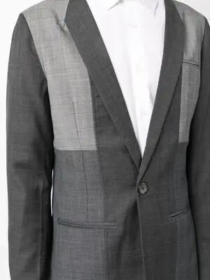 PRIVATE STOCK LABS The Martel Shawl-lapels Blazer - Grey