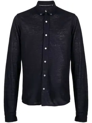 PRIVATE STOCK LABS The Drevet Long-sleeve Shirt - Blue