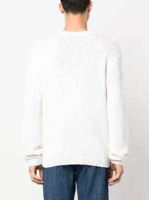 A.p.c. Crew-neck Knitted Jumper - White