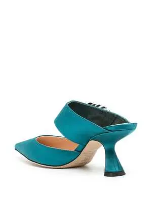 NICHOLAS KIRKWOOD Monstera Mules - Blue