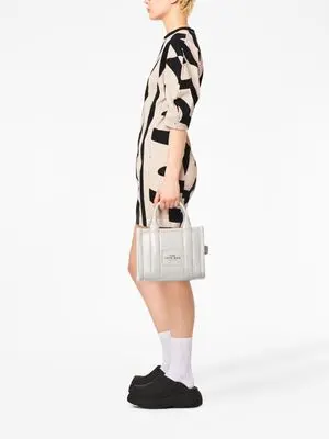 Marc Jacobs Leather Small Tote Bag - Grey