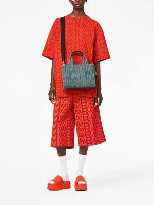 Marc Jacobs Monogram Jacquard Small Tote - Blue