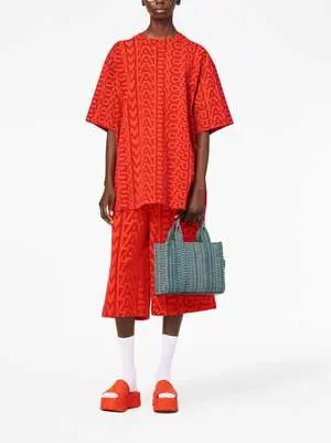 Marc Jacobs Monogram Jacquard Small Tote - Blue