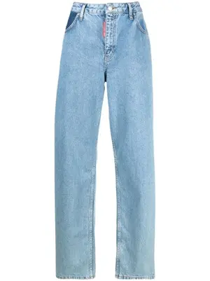 Moschino High-waisted Wide Leg Jeans