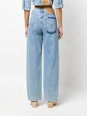 Moschino High-waisted Wide Leg Jeans