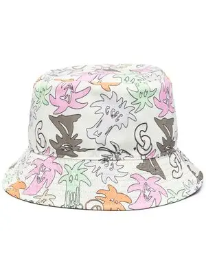 Palm Angels Reversible Bucket Hat - Black