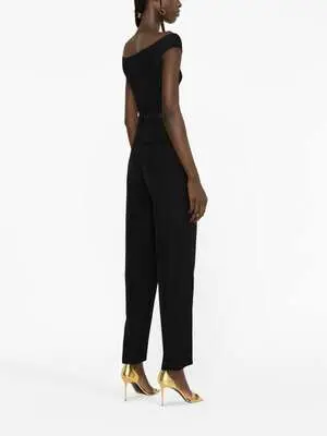 Balmain Split-hem Tapered Trousers - Black