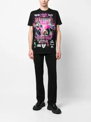 Dsquared2 Graphic-print Cotton T-shirt