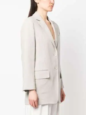 Max Mara Adelchi Oversized Blazer - Neutrals