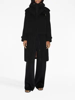 Burberry Double-breasted Cropped Trench Coat