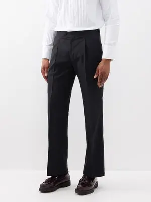 SUNFLOWER Sunflower - Max Straight-leg Trousers - Mens - Black - Black