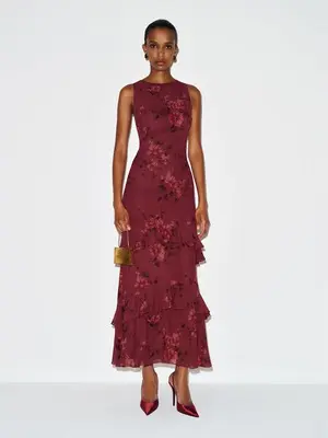 REFORMATION Magnus Dress - Red