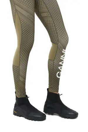GANNI Performance High Top Zip Sneakers