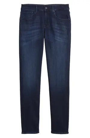 7 For All Mankind Luxe Performance Plus Slimmy Taper Jeans - Deep Blue