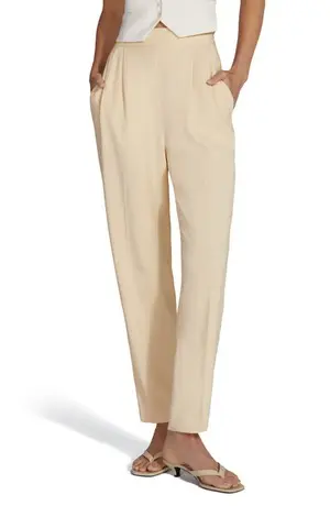 FAVORITE DAUGHTER Side Zip Pleated Trousers