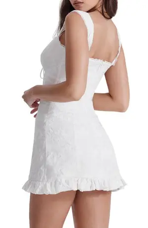 House Of Cb Odessa Embroidered Mini Dress