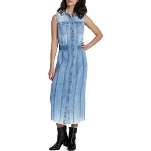 Wash Lab Denim Printed Day Dresses