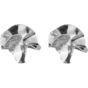STERLING KING Delphinium Stud Earrings - Sterling Silver