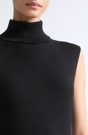 Lafayette 148 New York Sleeveless Turtleneck Shell