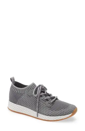 J/SLIDES NYC Raleigh Knit Sneakers - Grey Knit