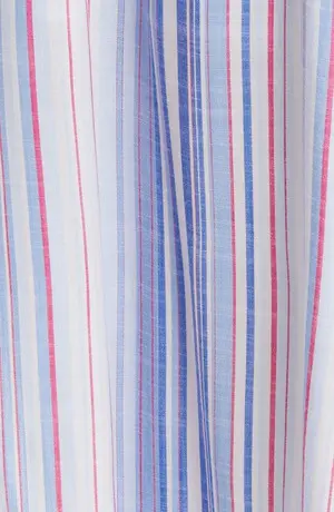 Tommy Bahama Seaside Escape Stripe Tie Belt Midi Dress