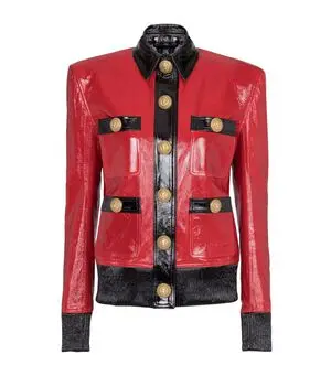 Balmain Patent Leather Jacket