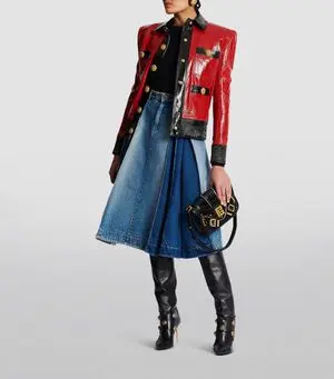 Balmain Patent Leather Jacket