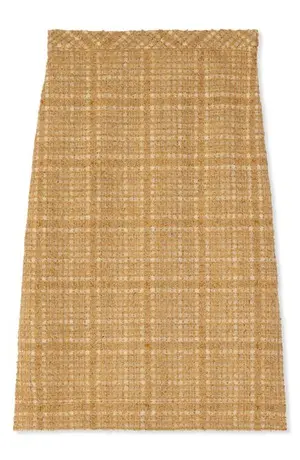St. John Tonal Tweed Skirt