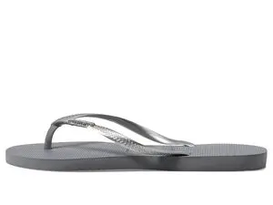 Havaianas Slim Logo Metallic Flip Flops
