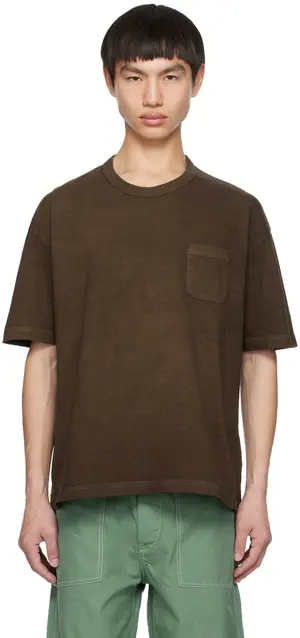 Visvim Visvim Brown Jumbo T-Shirt Dk.mud