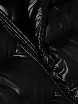 Moncler Logo-appliquéd Quilted Shell Hooded Down Jacket
